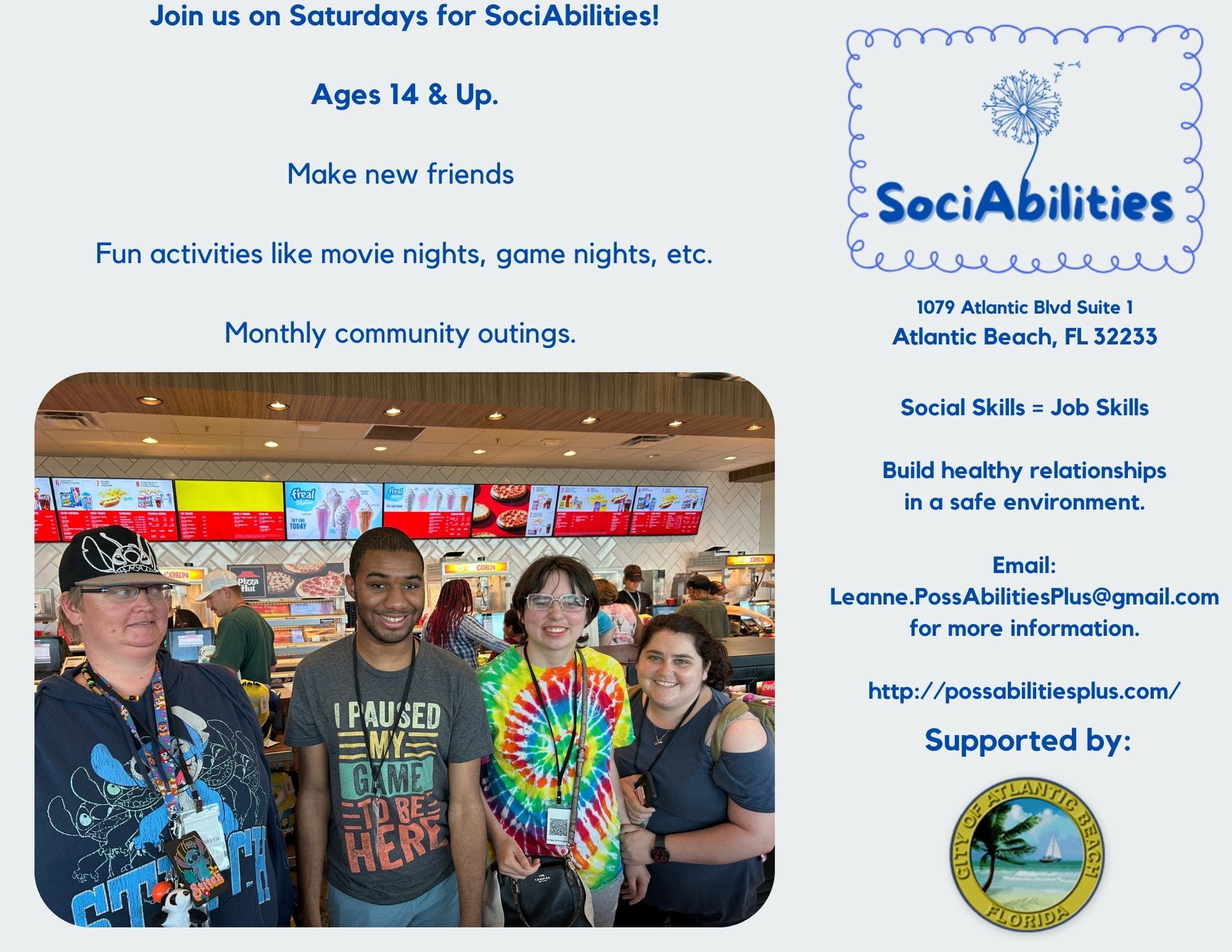 SociAbilities Saturdays - PossAbilities Plus